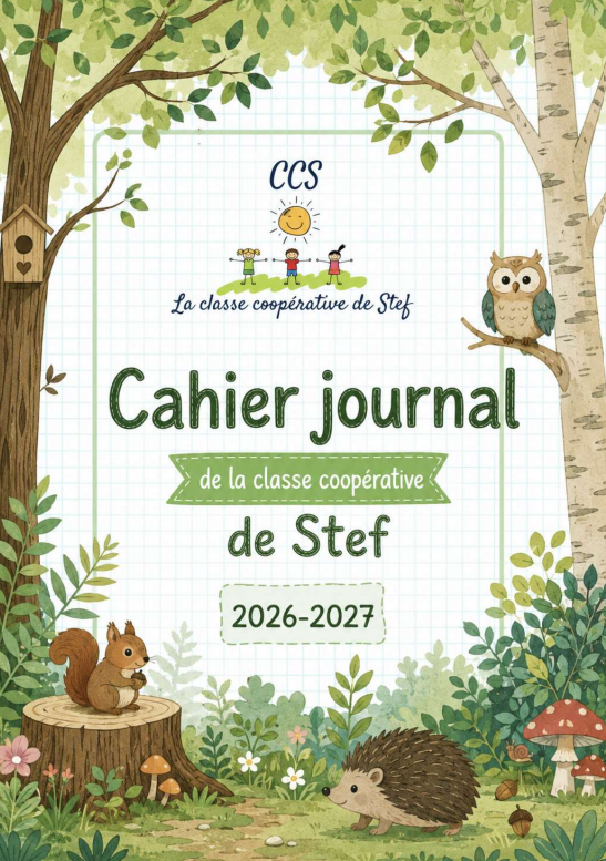 Mon cahier journal à composer soi-même – La classe coopérative en CM1 ...